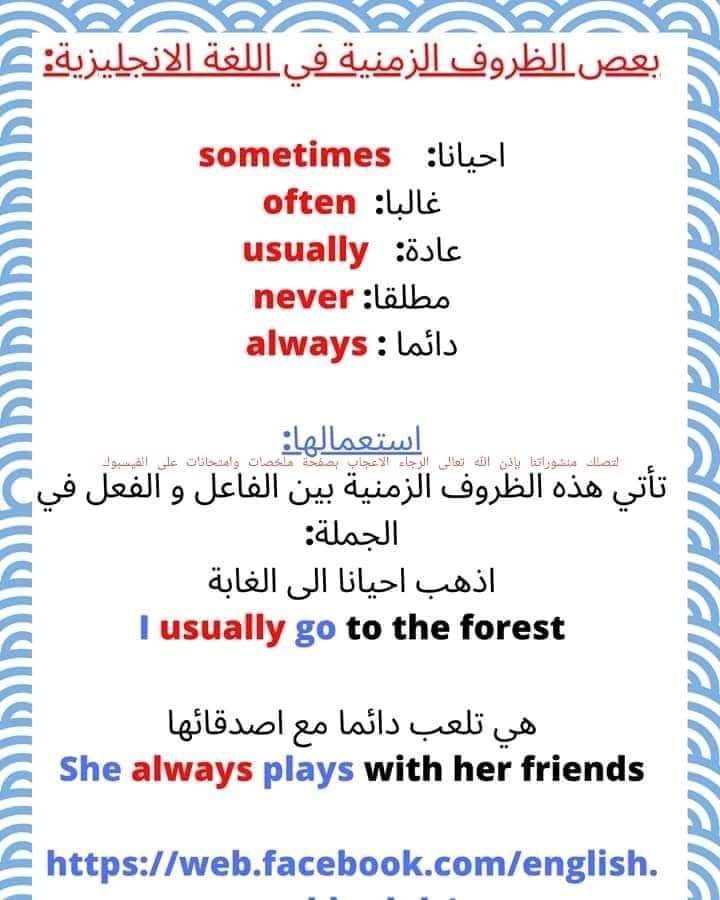 شرح رائع لمعظم الأزمنة في اللغة الانجليزية لجميع المراحل – منصة كتاتيب مصر